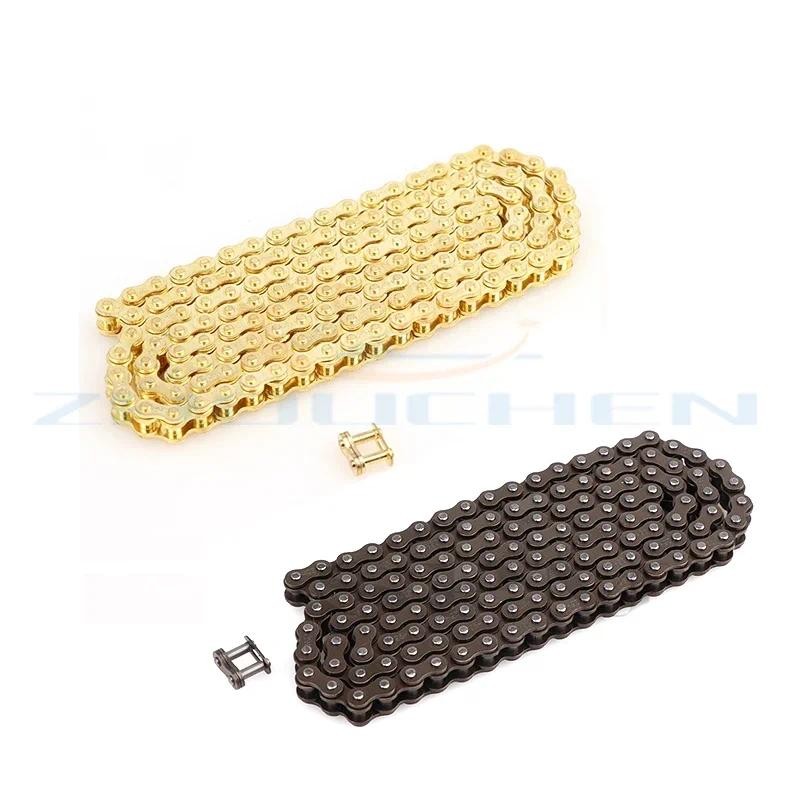25H Motorcycle Chain 136 Links with Link Spare For 47cc 49cc Mini Dirt ...