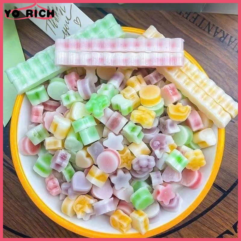 Combo of 2/5/20 cute-shaped mini wax candies filled with delicious ...