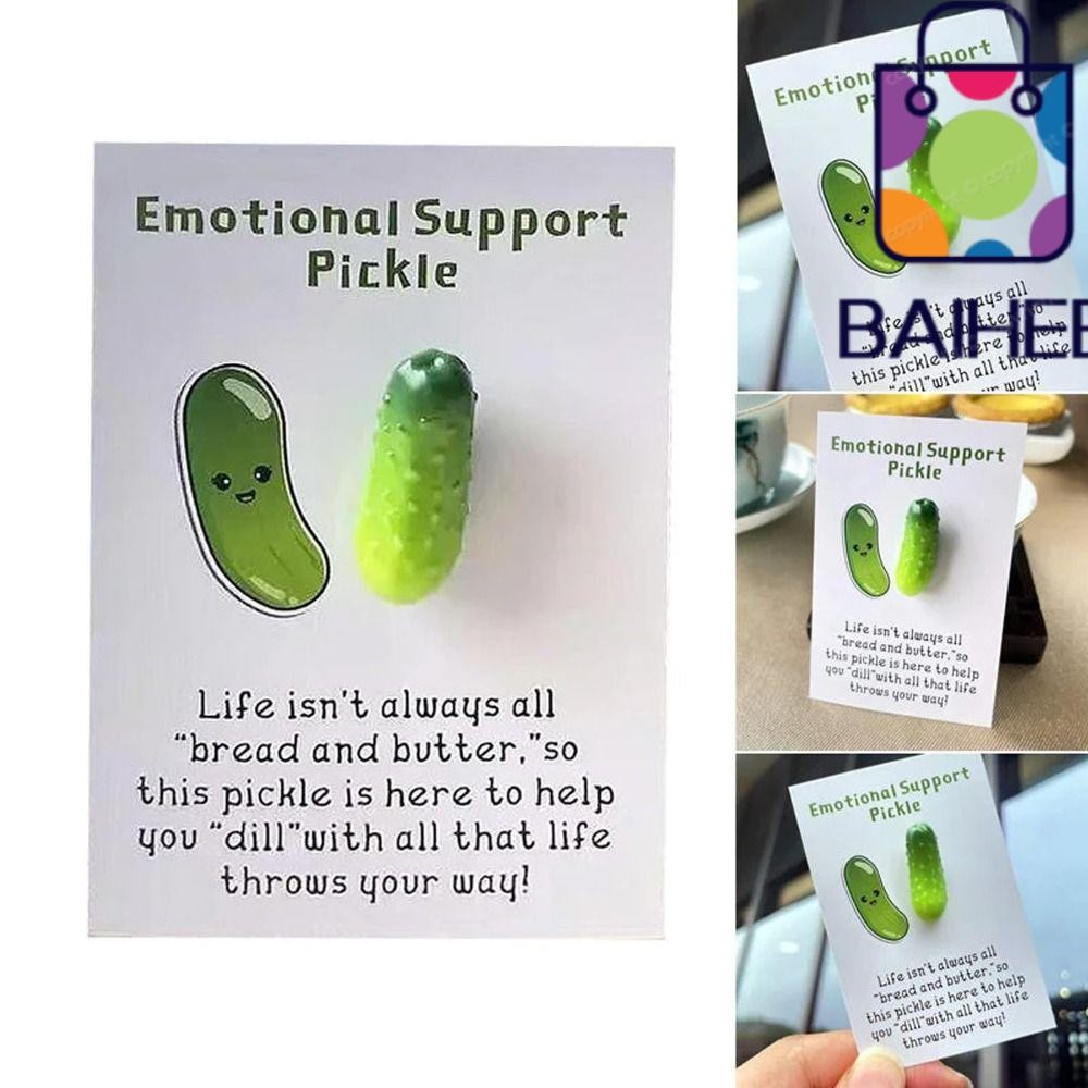 BAIHEE Emotional Support Pickle, With Emotional Support Card Graduation ...