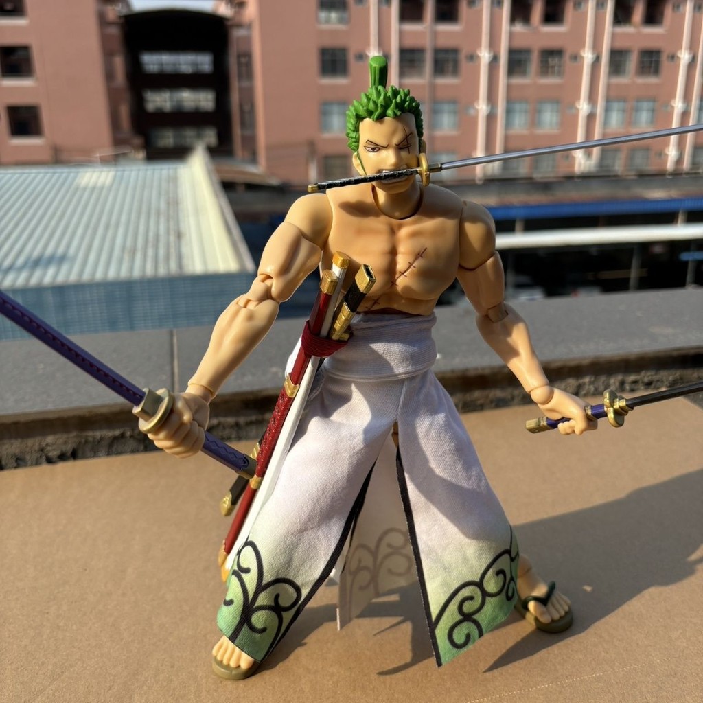 Figure MegaHouse One Piece One Piece Wano Country Zoro Juro Model Joint ...