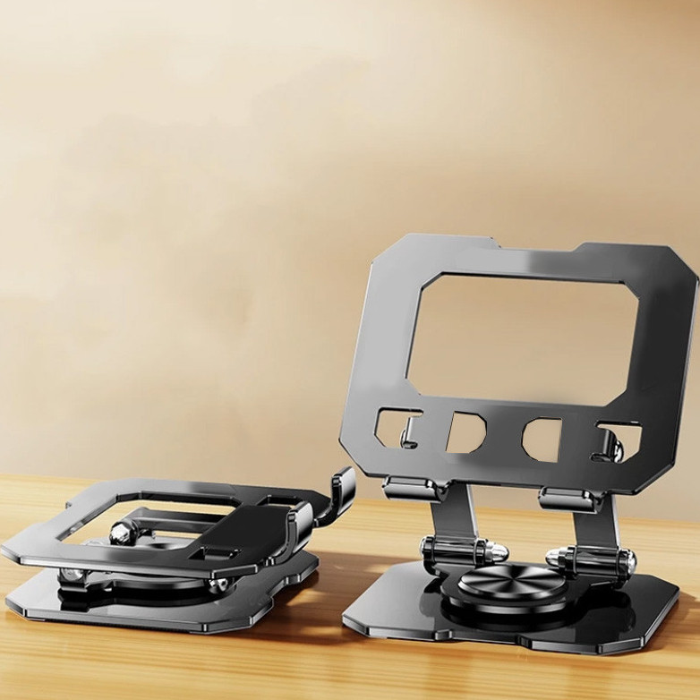 Bottom Tablet Stand Foldable Desktop Laptop Floor Standing Swivel ...