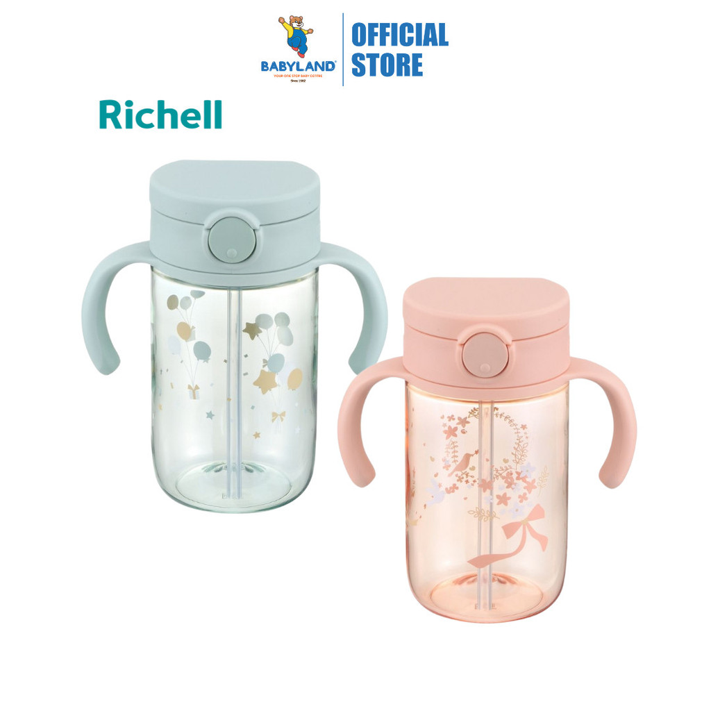 Richell Axstars Straw Cup 320ml (7m+) | Shopee Malaysia
