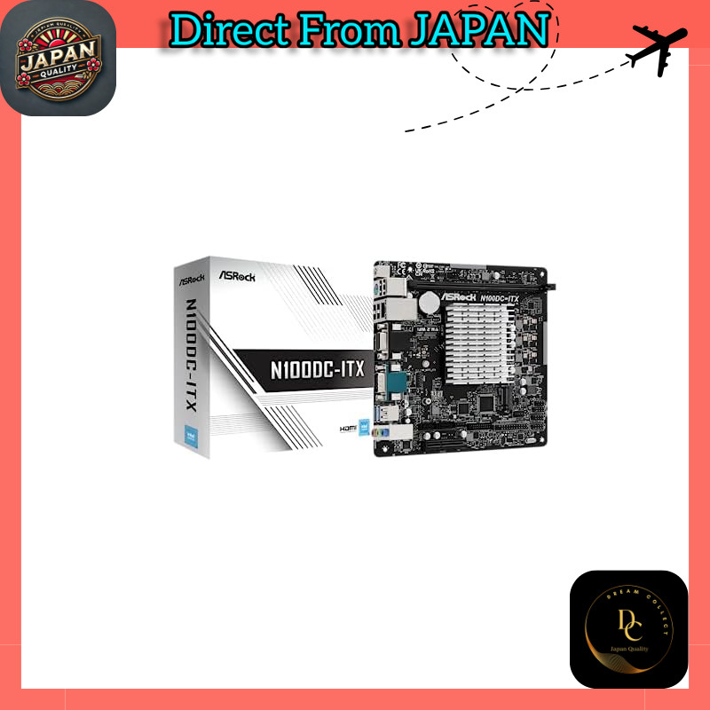 ASRock Onboard CPU Fanless Motherboard N100DC-ITX with Intel CPU N100 Mini ITX [Domestic ...