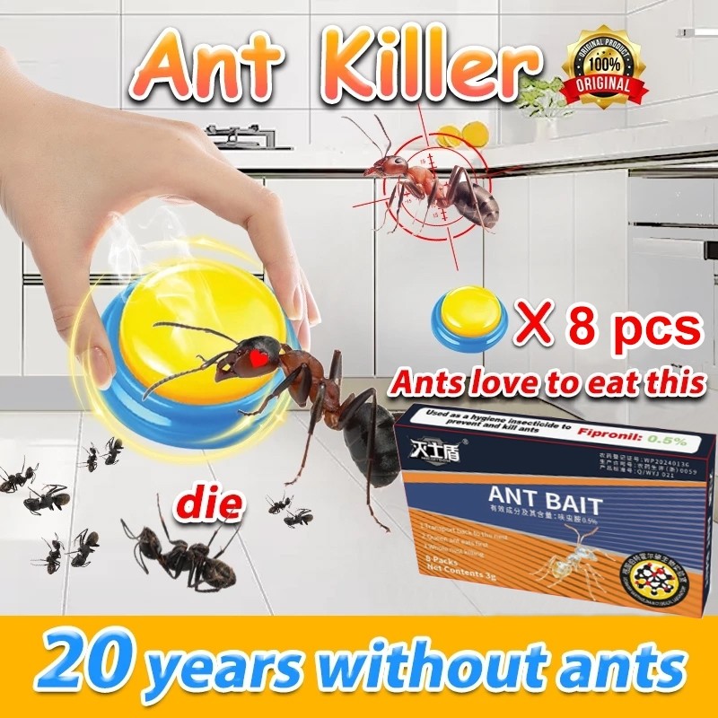 【20 years without ants】Ant killer 8pcs/box Ant poison Ubat semut ...