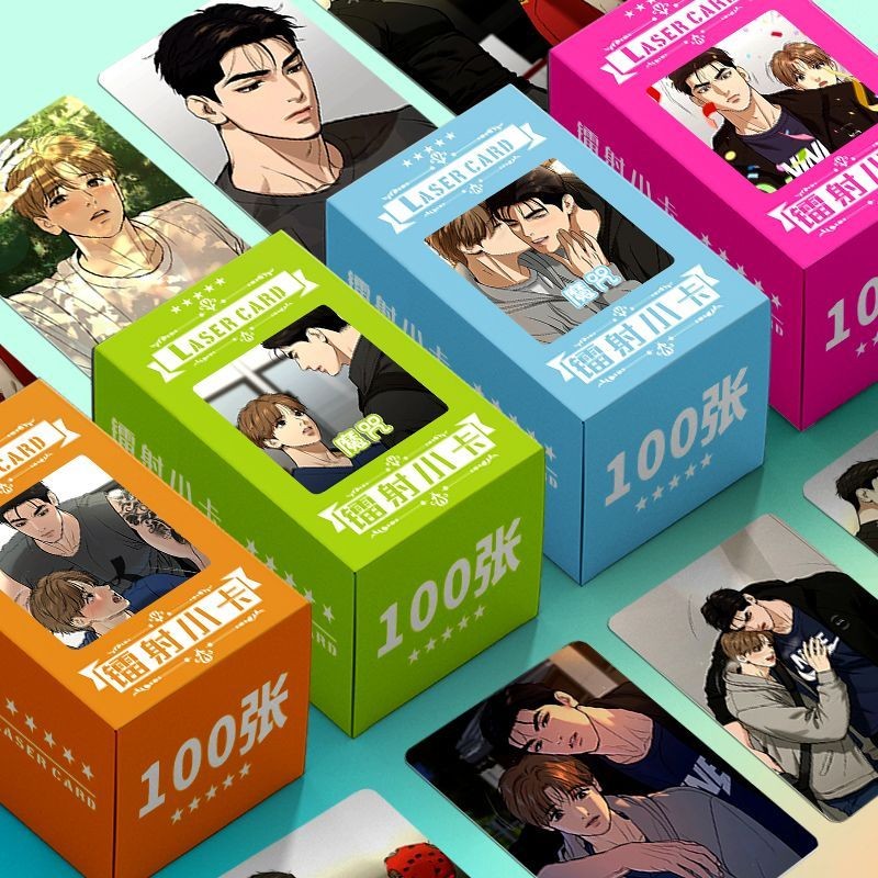 JINX Korean BL Manhwa LOMO Cards (100pcs) + 120-Slot Album ...