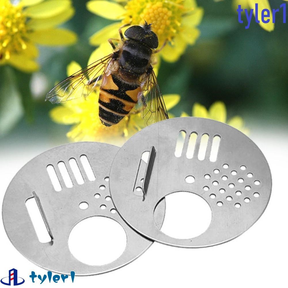 TYLER1 10pcs Beehive Box Entrance Gate Disc, Round Metal Hive Hole ...