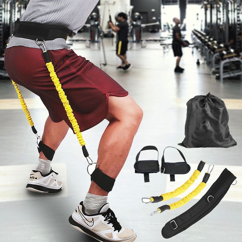 Vertical Jump Trainer Squat Chest Expander Pulling Rope Basketball ...