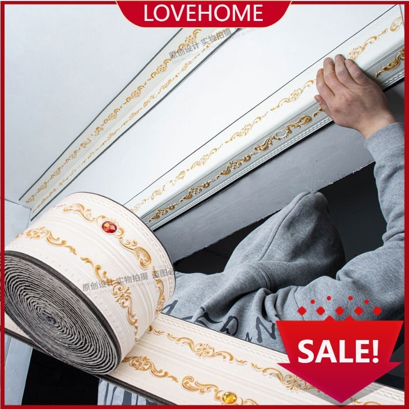 European style ultra-width Ceiling Top Corner Line Waist Line Wall ...