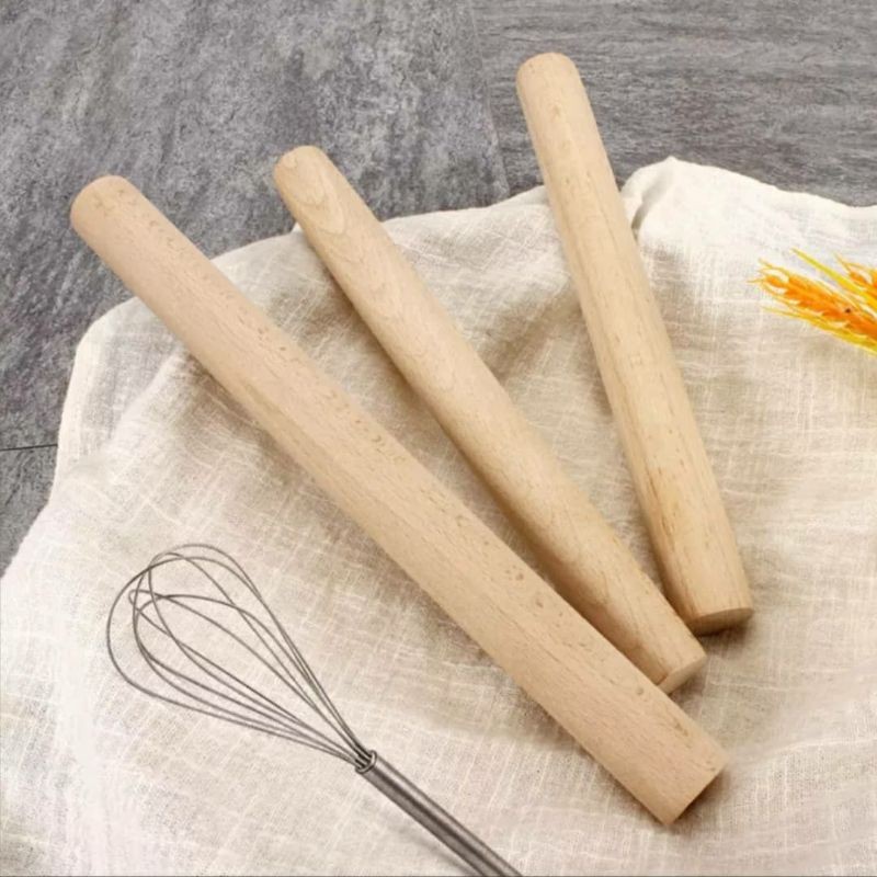 Wooden Rolling Pin Baking Tool Bread Dough | Shopee Malaysia
