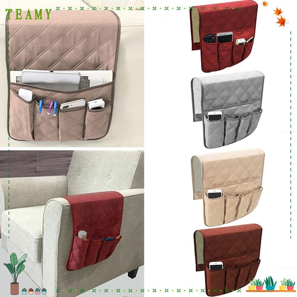 TEAMY Sofa Storage Bag TV Remote Control Holder Couch Hanging Bags ...