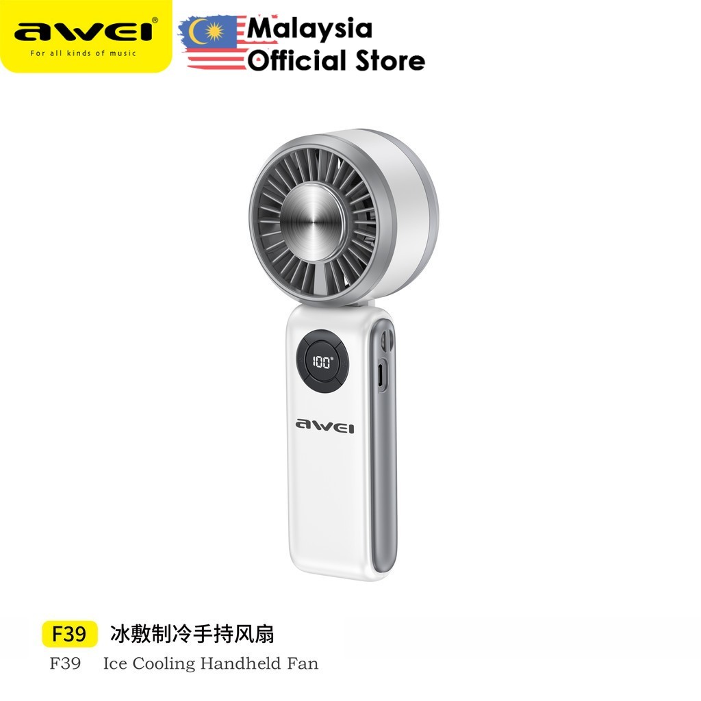 Awei F39 Ice Cooling Handheld Fan Portable Fan Hand Fan Mini Fan ...