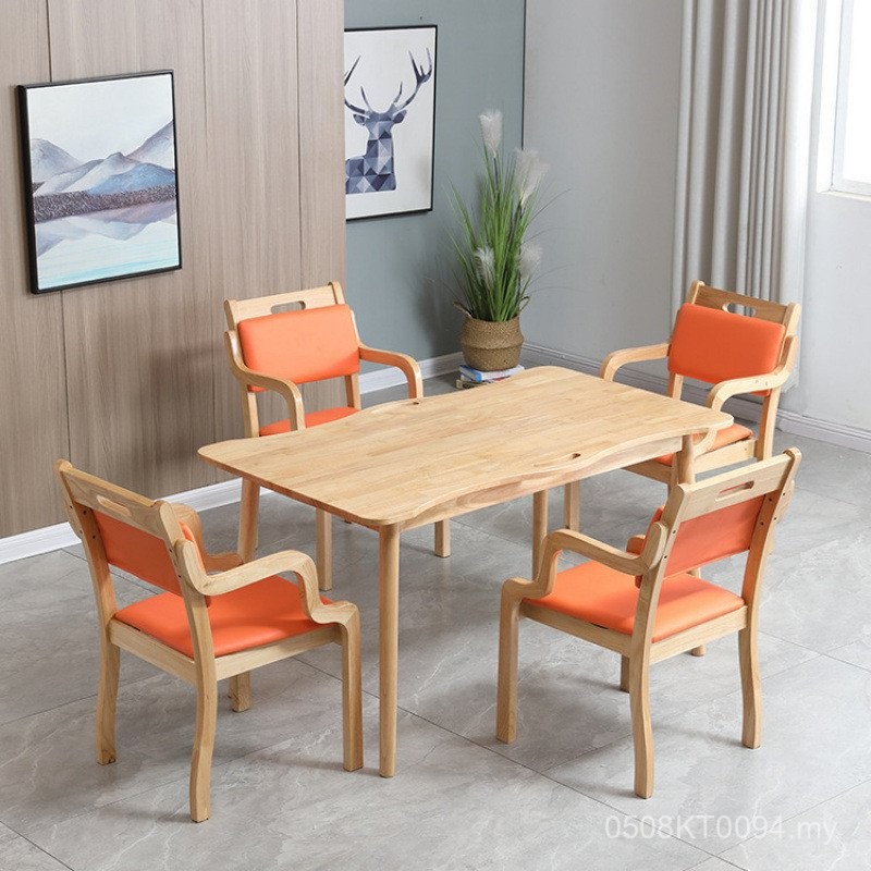 Dining Table Chair One Piece Nursing Home Suitable for Elderly Health ...