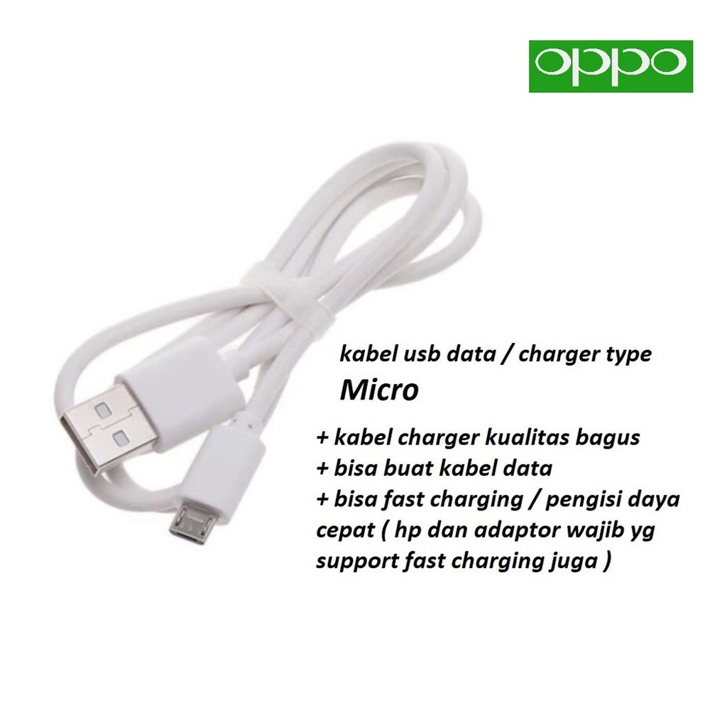 Usb micro charger cable oppo F5 (CPH1723 / CPH1727 / CHP1723 / CHP1727 ...