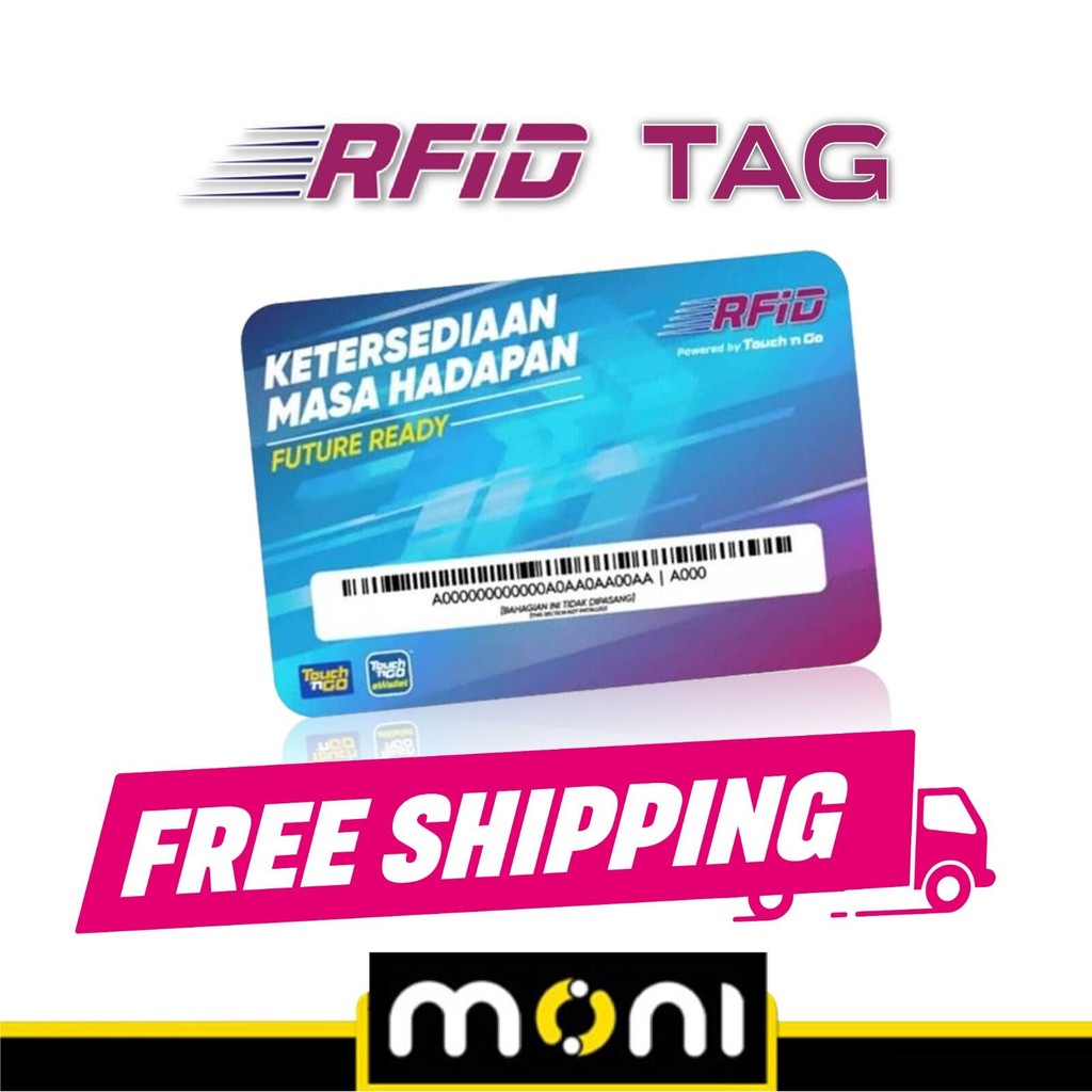 RFID Touch n Go Self-Fitment (DIY) RFID Tag Sticker Toll TNG RFID Touch ...