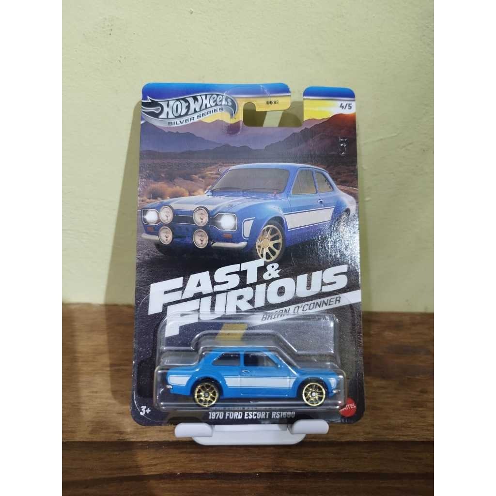Hot Wheels FNF 1970 Ford Escort RS1600 Blue Brian O Connor Series ...