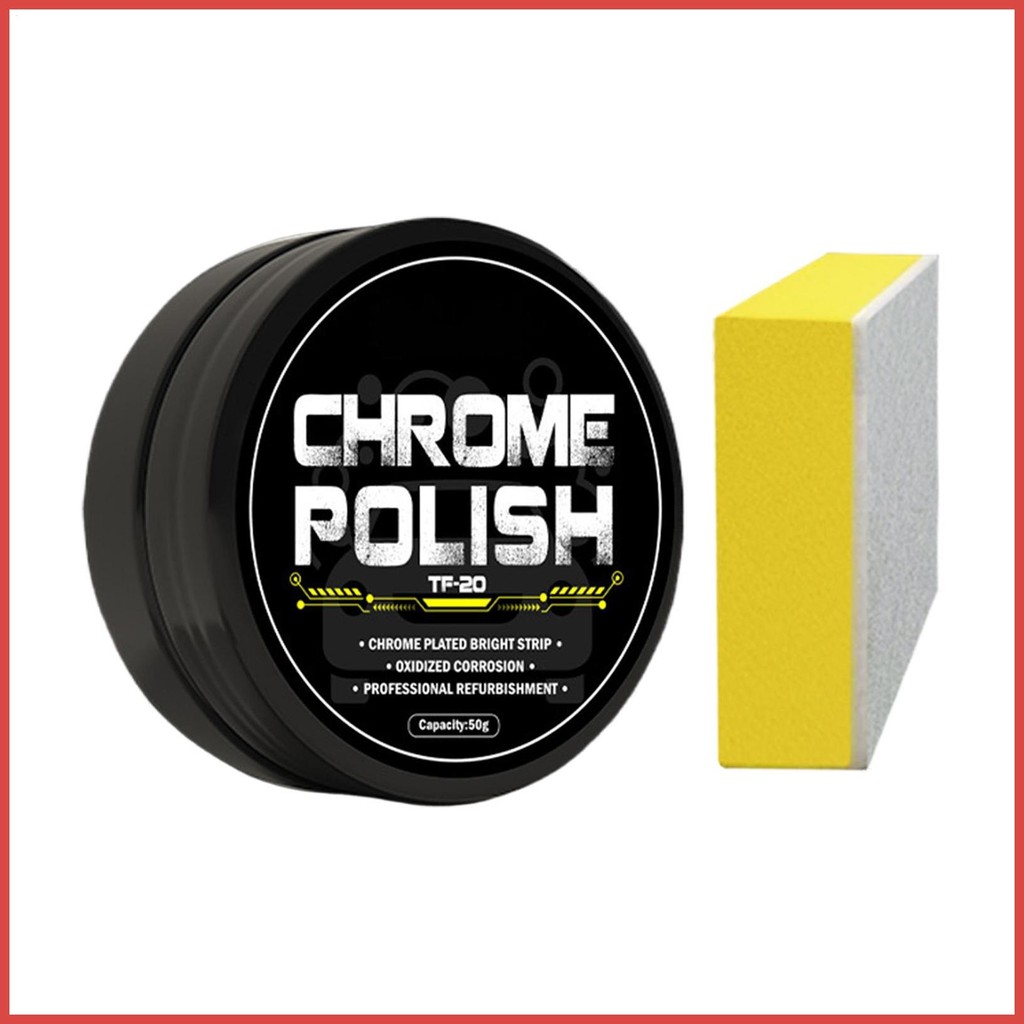 Metal Polish Car Emblem Metal Cleaner Polishing Compound Car Chrome ...