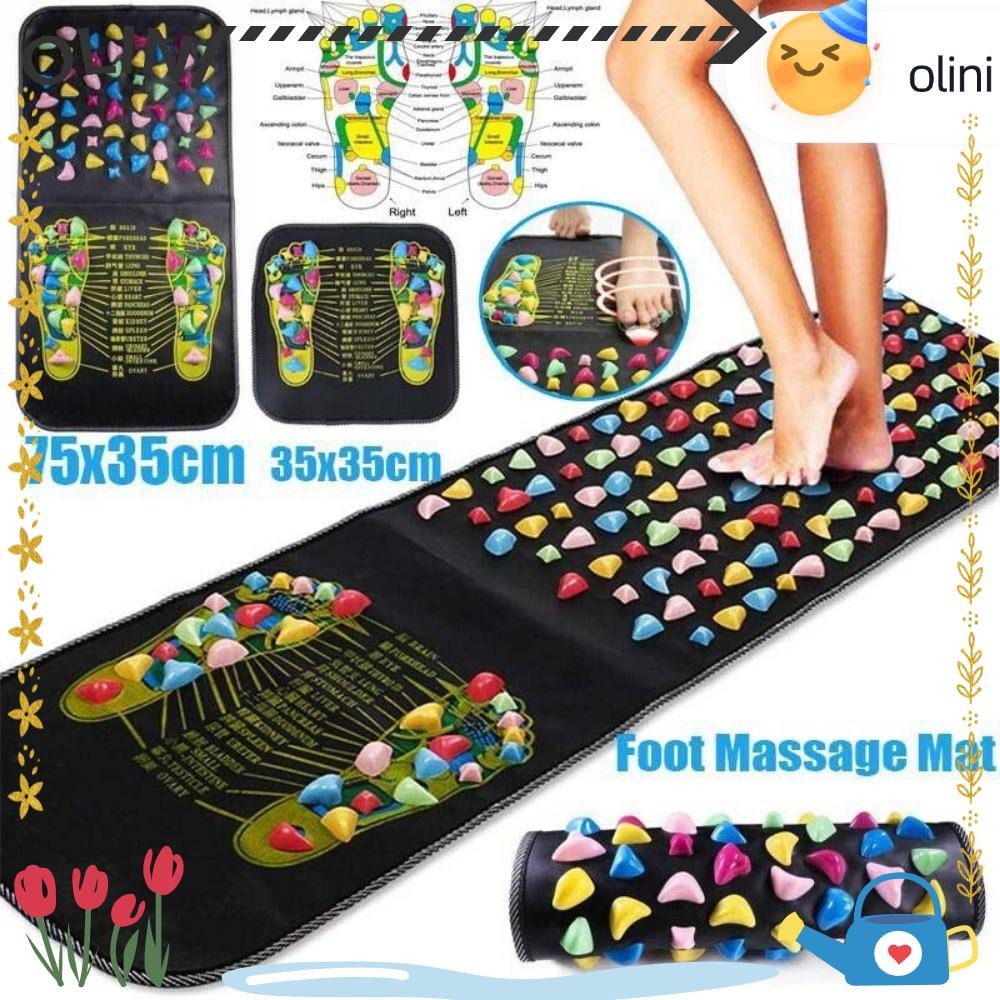 OLINI Reflexology Walk Acupressure Acupoint Mat Leg Relaxation Walk ...