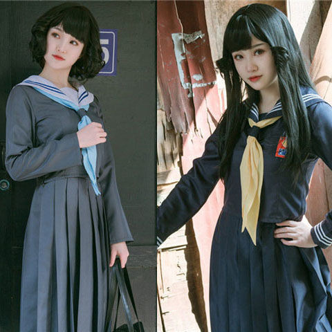I am the Big Brother cos Suit Female Riko Akasaka Hayakawa Keiko JK Uniform Collision cosplay ...