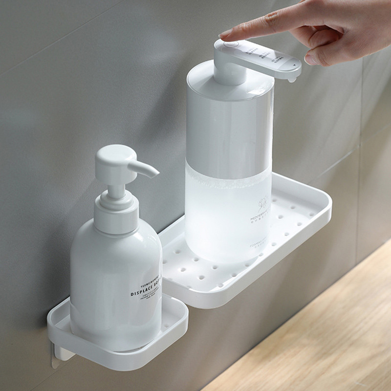 Non perforated hand sanitizer storage rack with ventilation and ...