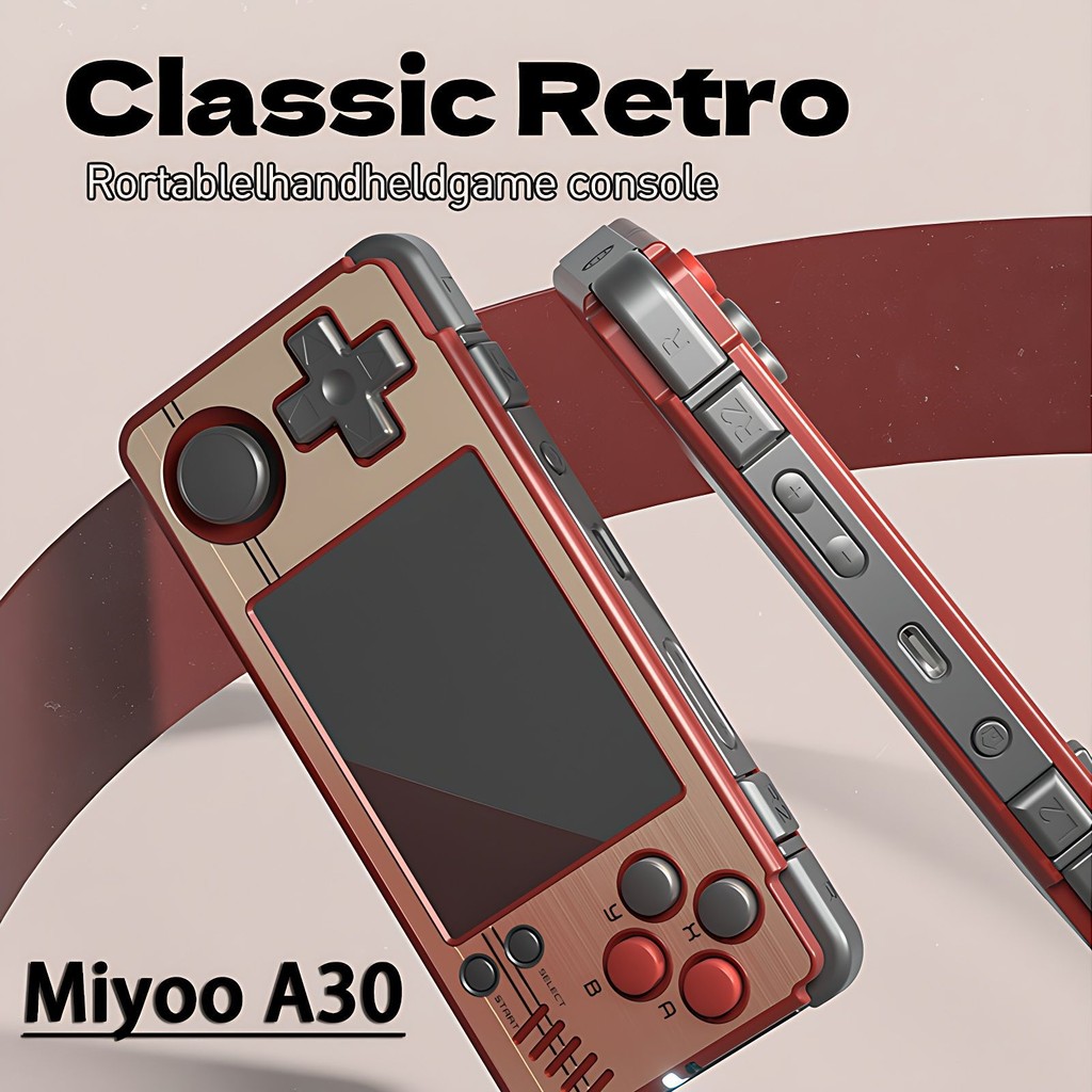 New miyooA30 Handheld Game Console 9cm Nostalgic Mini PS1 Open Source ...