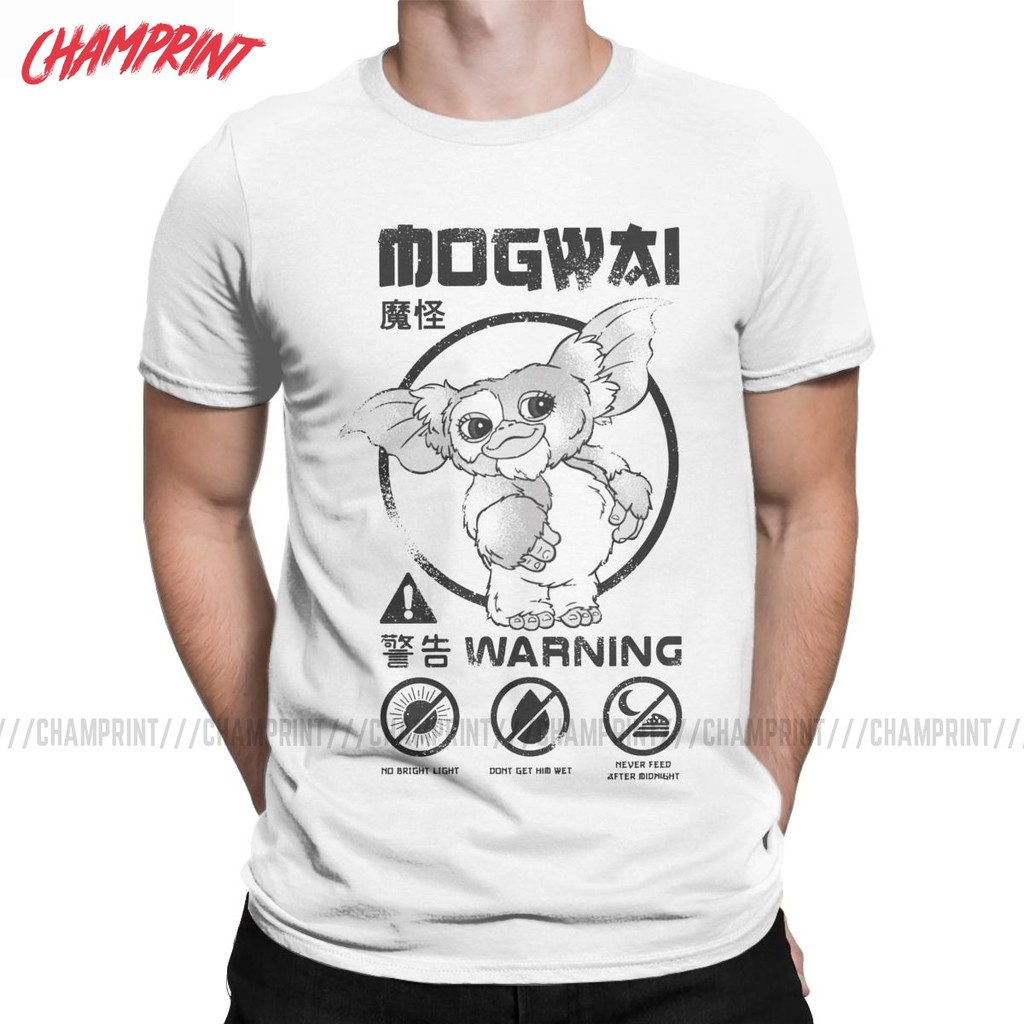 Aesthetic Cute Gremlins Mogwai Rules Vintage Pure White Tee Gizmo 80S Movie Big Size | Shopee ...