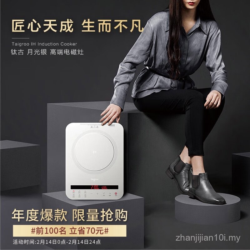 Taigroo Titanium Ancient Induction Cooker Dual-Screen German Chip Frequency Conversion ...