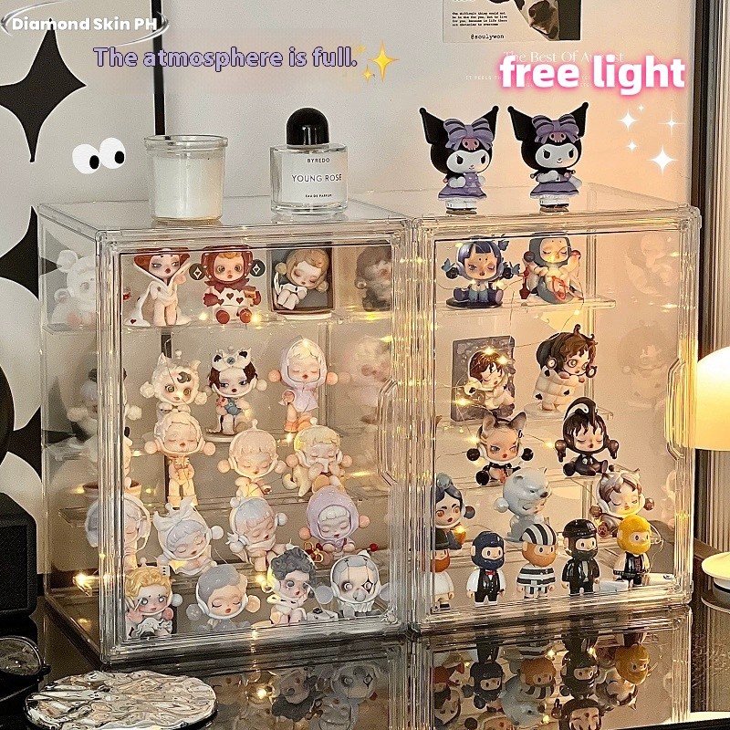 5-layer acrylic Action Figure Display case Dustproof Storage Box ...