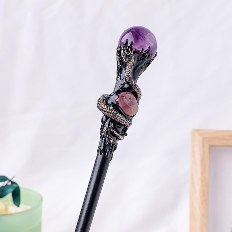 Constellation Magic Crystal Scepter Fine Handcrafted Amethyst Crystal ...