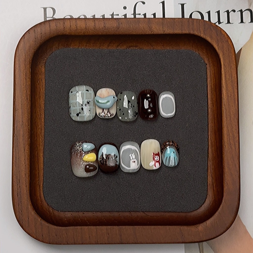 [Niche Original] Original Handmade Wearing Nails Purely Hand-Kneaded ...