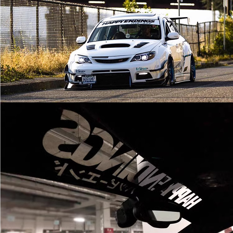 Car Sticker diy Car Sticker Front Bumper HAPPY Front Windshield Sticker ...