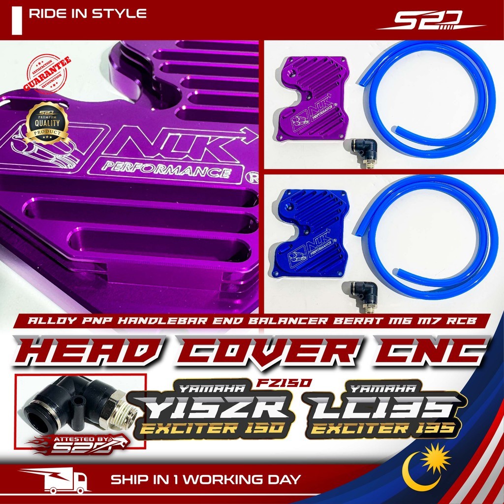 Racing Head Cover NLK Performance YAMAHA Y15 LC135 FZ150 Engine ...