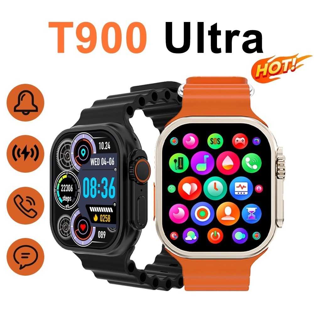 T900 Ultra Big MAX 2.09 INCH 49MM Smart Watch IWO Smartwatch T800 Upgraded Men WOMEN Sport ...