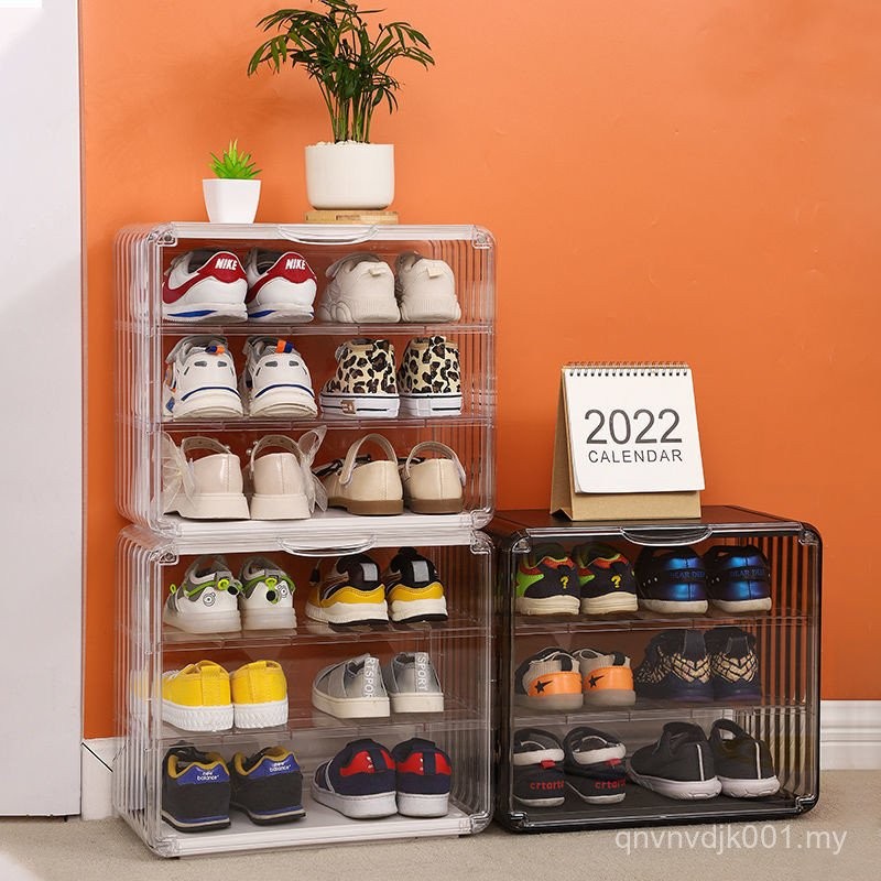 Kotak kasut kanak-kanak, penyimpanan kasut bayi, plastik lut sinar alat ...