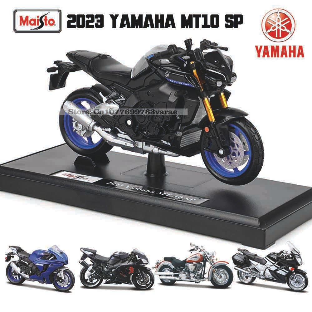 Maisto 1:18 2023 Yamaha MT10 SP Alloy motorcycle model static toy car ...