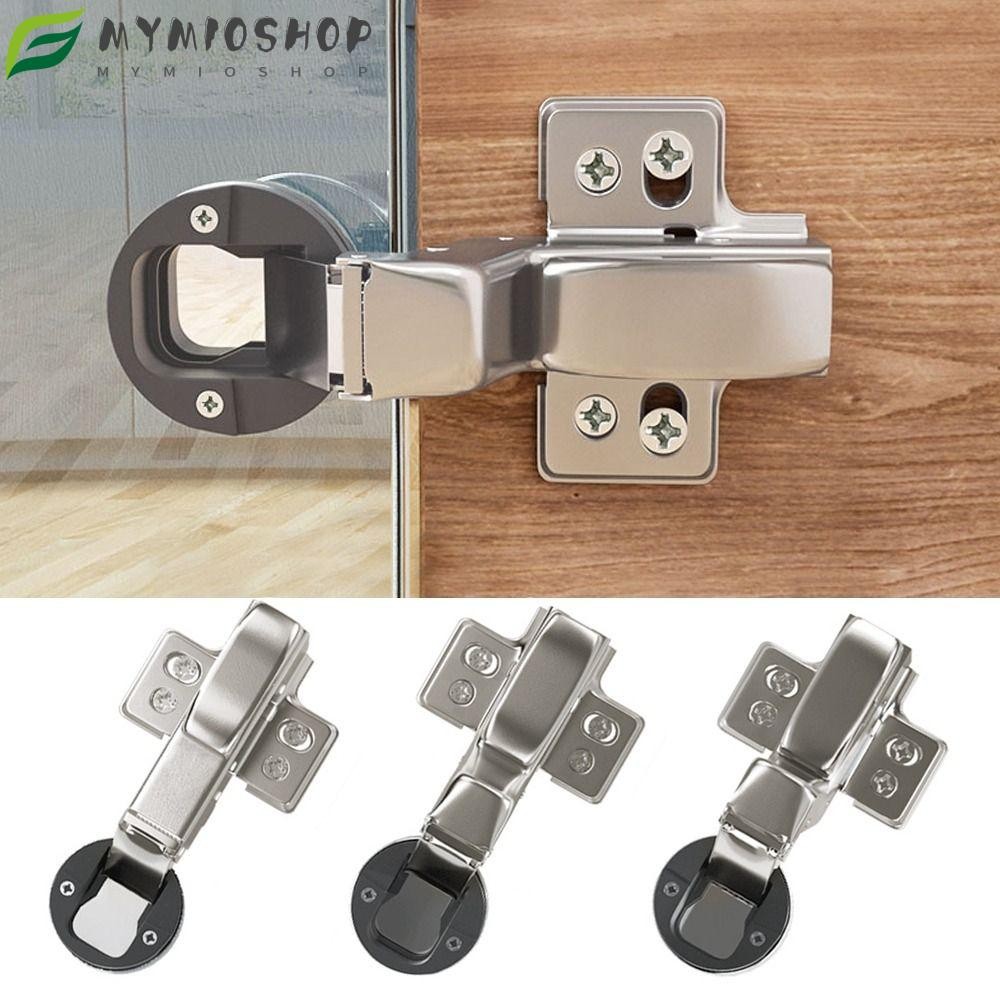 MIOSHOP Cabinet Hinge Clip, Damping Cold-rolled Steel Glass Door Buffer ...