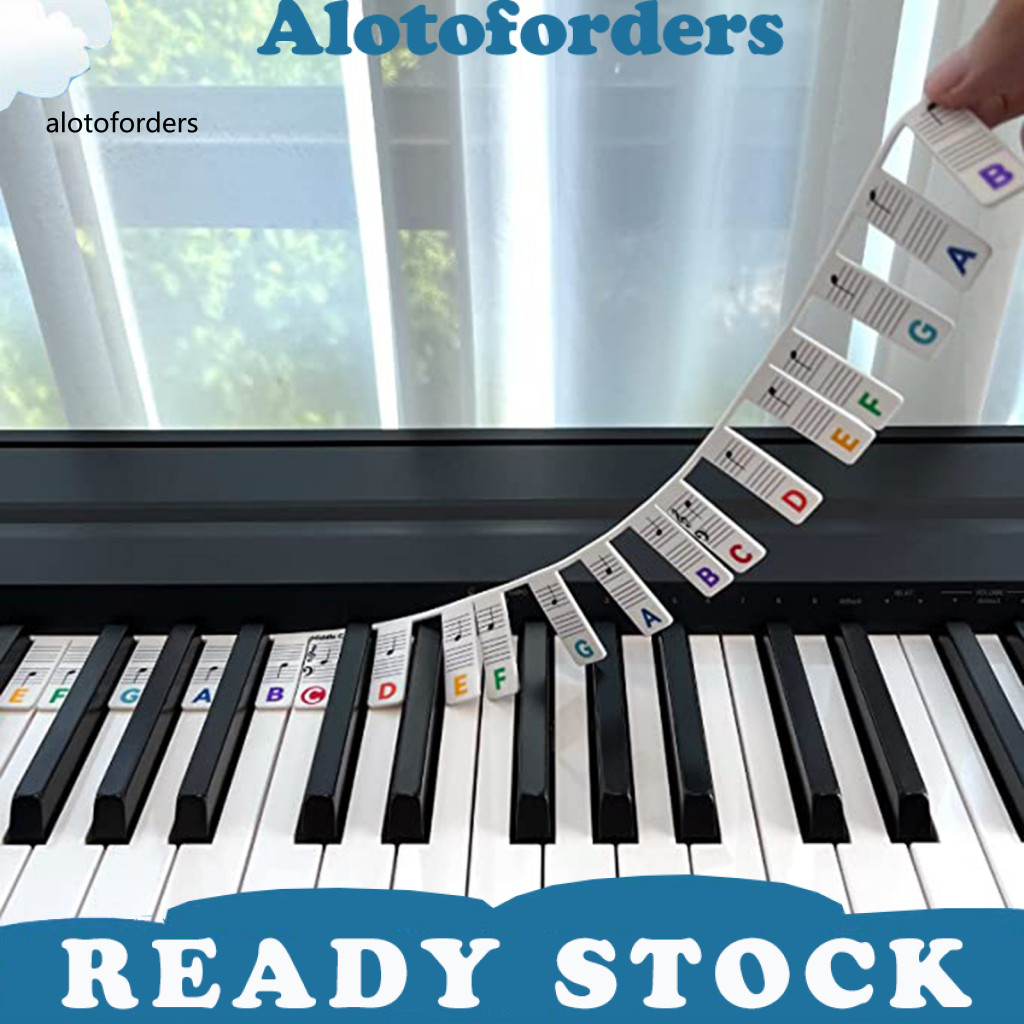 1 Set 88 Keys Piano Notes Guide with Treble Bass Detachable Piano ...
