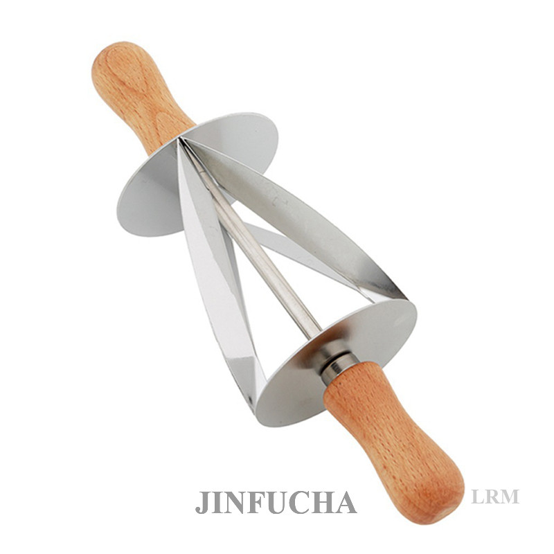 Jinfucha Croissant Cutter Stainless Steel / Triangle Rolling Dough ...