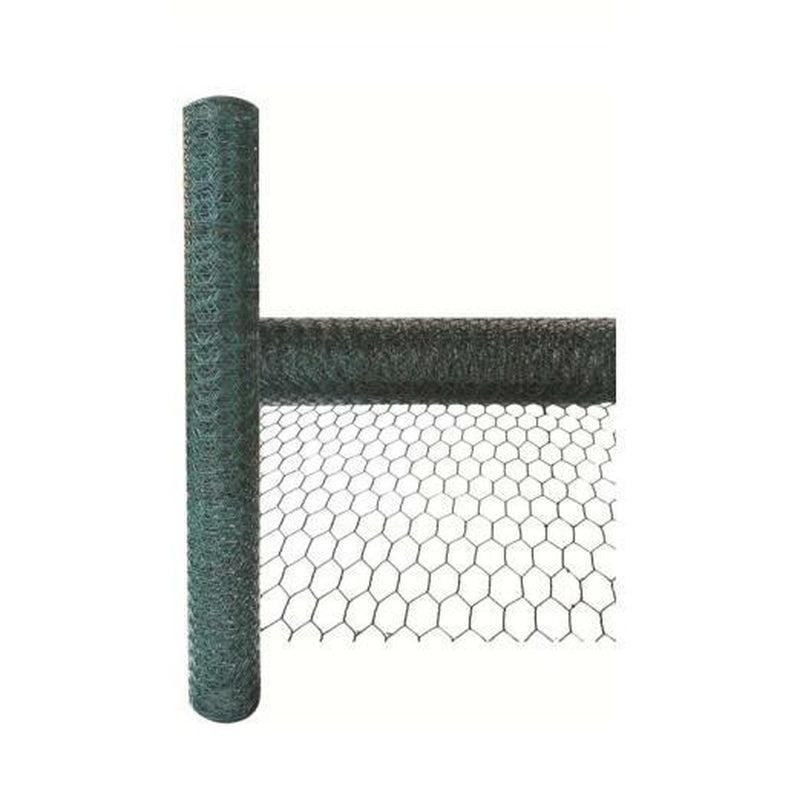 PVC Coated Galvanised Chicken Wire Rabbit Mesh Fencing Aviary Fence ...