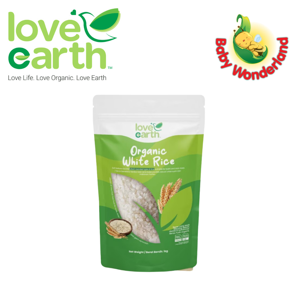 Love Earth Organic White Rice (1kg) | Shopee Malaysia