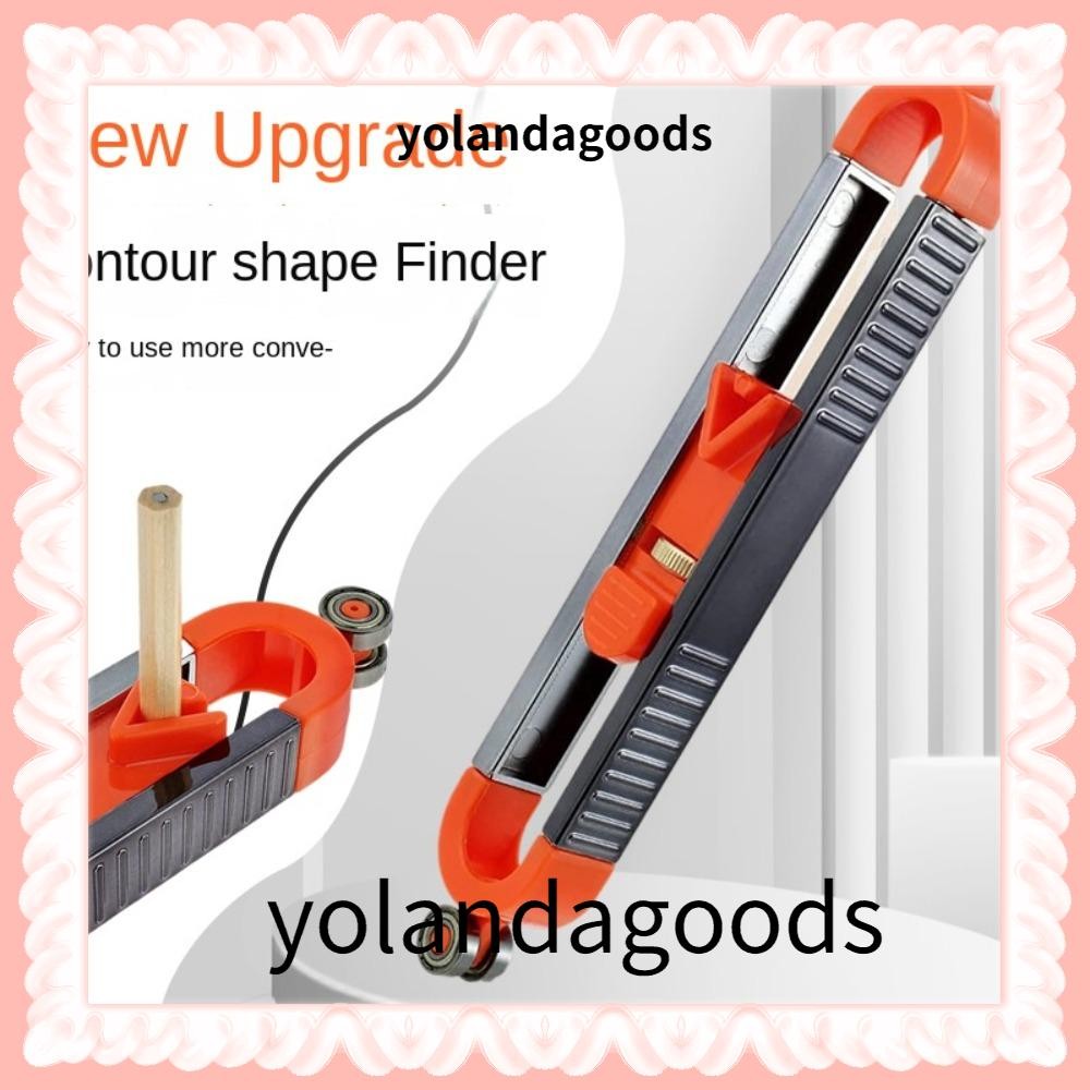 YOLAN Profile Scribing Ruler, Measuring Shape Adjustable Contour Gauge ...