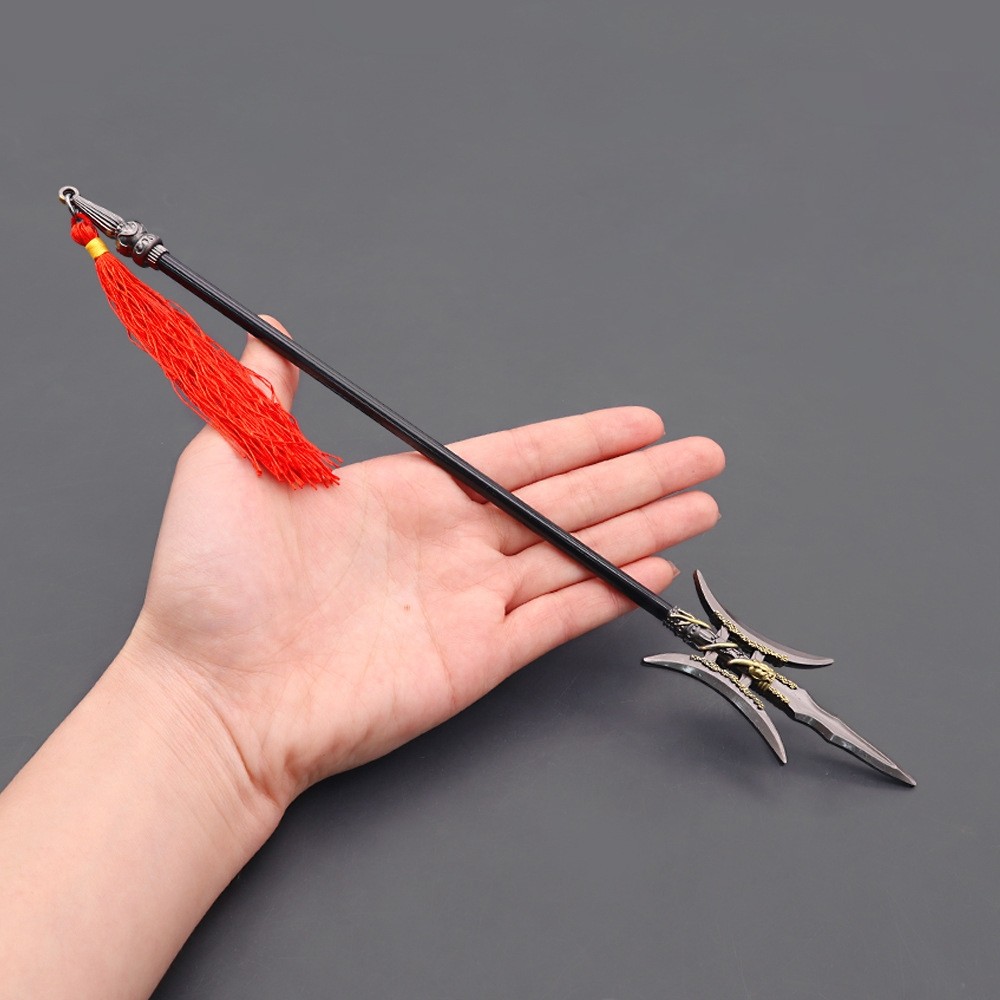 Lu Bu's Song Nguyet Phuong Thien Hoa Kich model, 30cm long, alloy ...