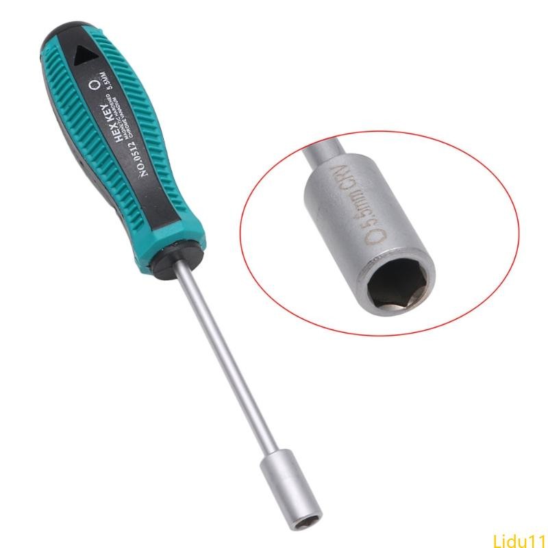 Metal Socket Driver Wrench Screwdriver Hex Nut for Key Nutdriver Hand ...