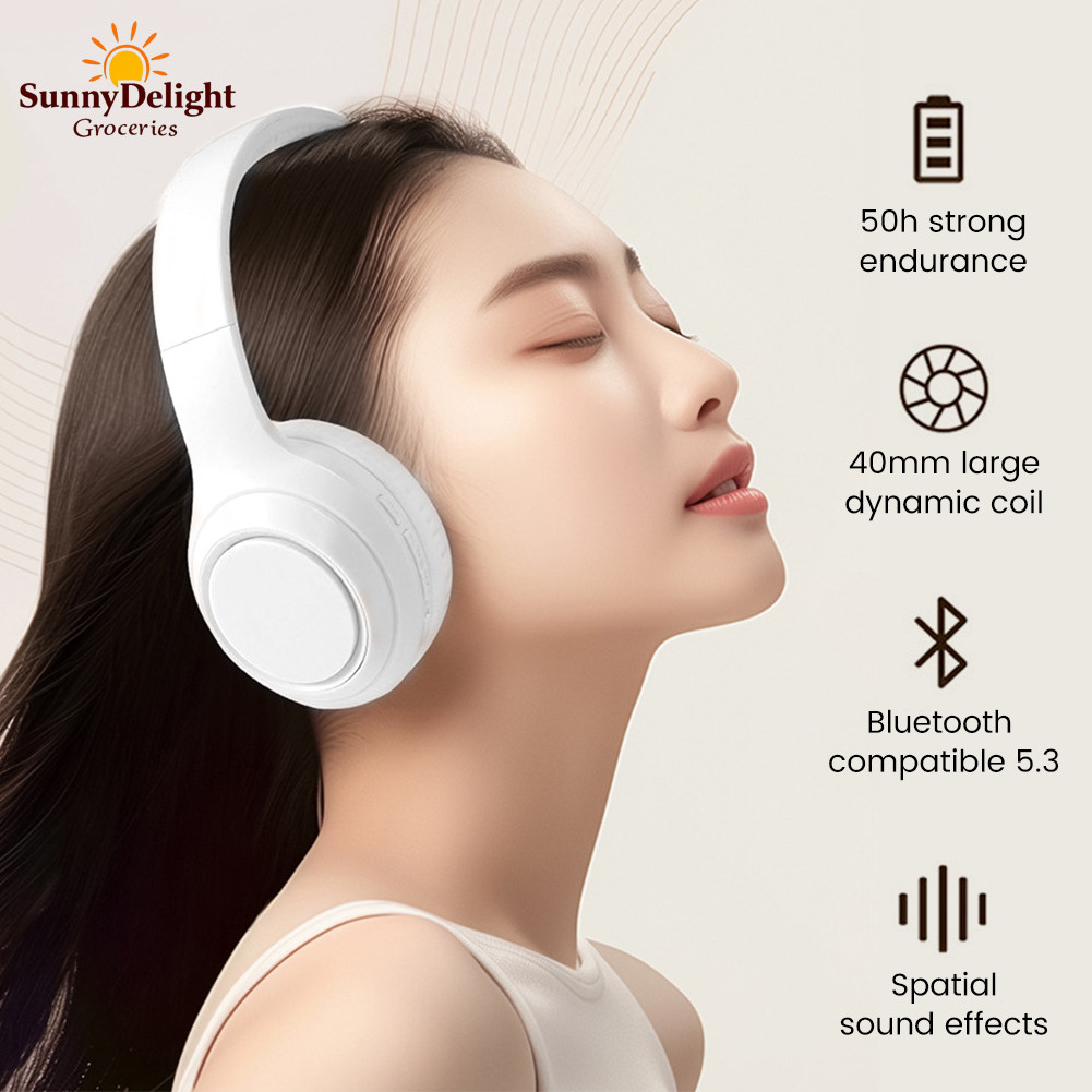 Premium Wireless Bluetooth Headphone Colorful Headphone Foldable ...