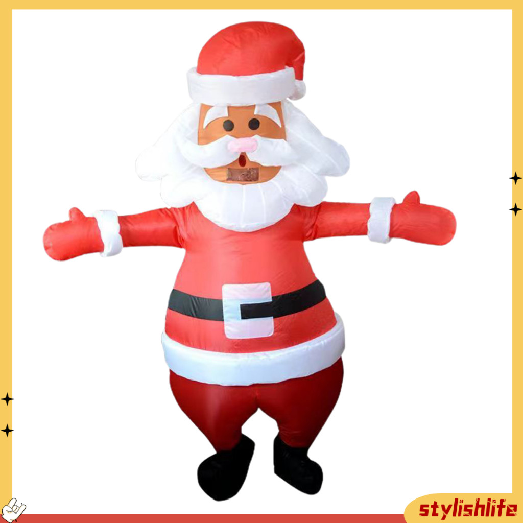 [stylishlife] Christmas Party Prop Inflatable Santa Claus Costume Santa ...