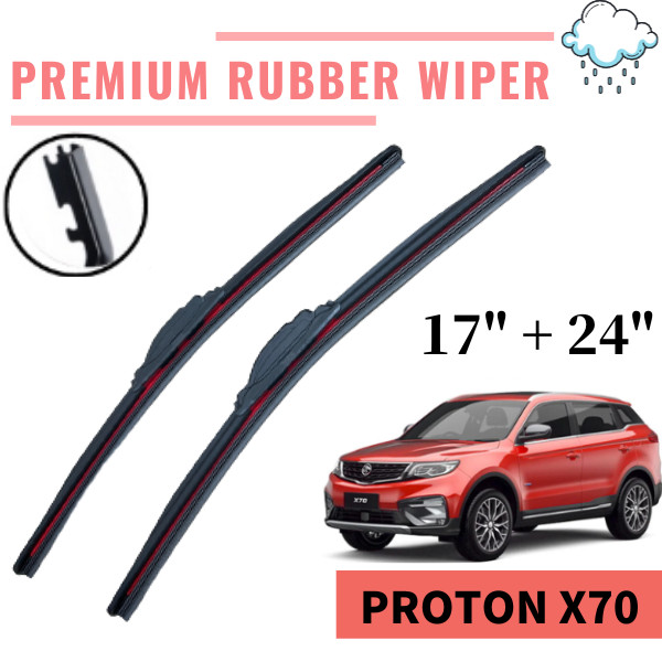 Proton X70 Wiper Premium Rubber Wiper Blade (Front Set) | Shopee Malaysia