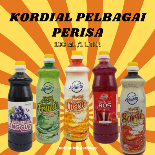 Kordial Yang Menyegarkan Dengan Pelbagai Perisa Anggur Oren Fruti Sarsi ...