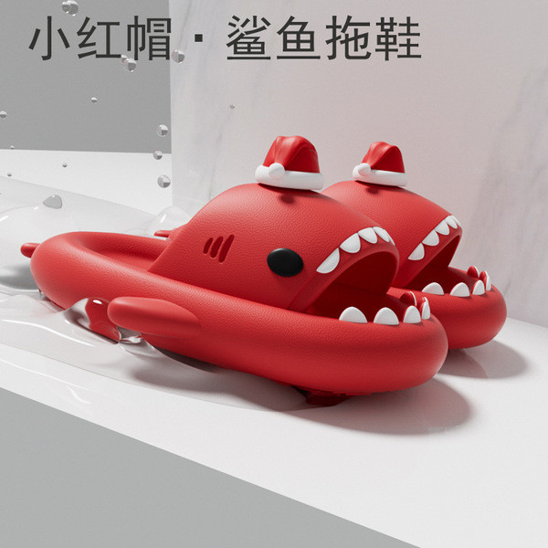 topi pantai topi perempuan cute hat woman Little Red Riding Hood Shark ...