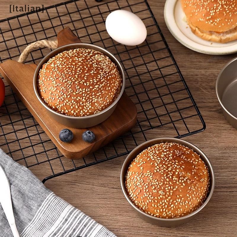 Italian Carbon Steel Round Cheese Pan Cake Mold Air Fryer Bread Mould ...