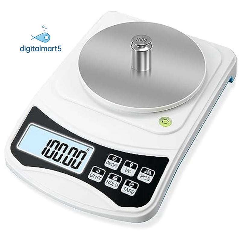 Digital Lab Scale, -Scale 1000G 0.01GAccuracy, Multi-Function High ...