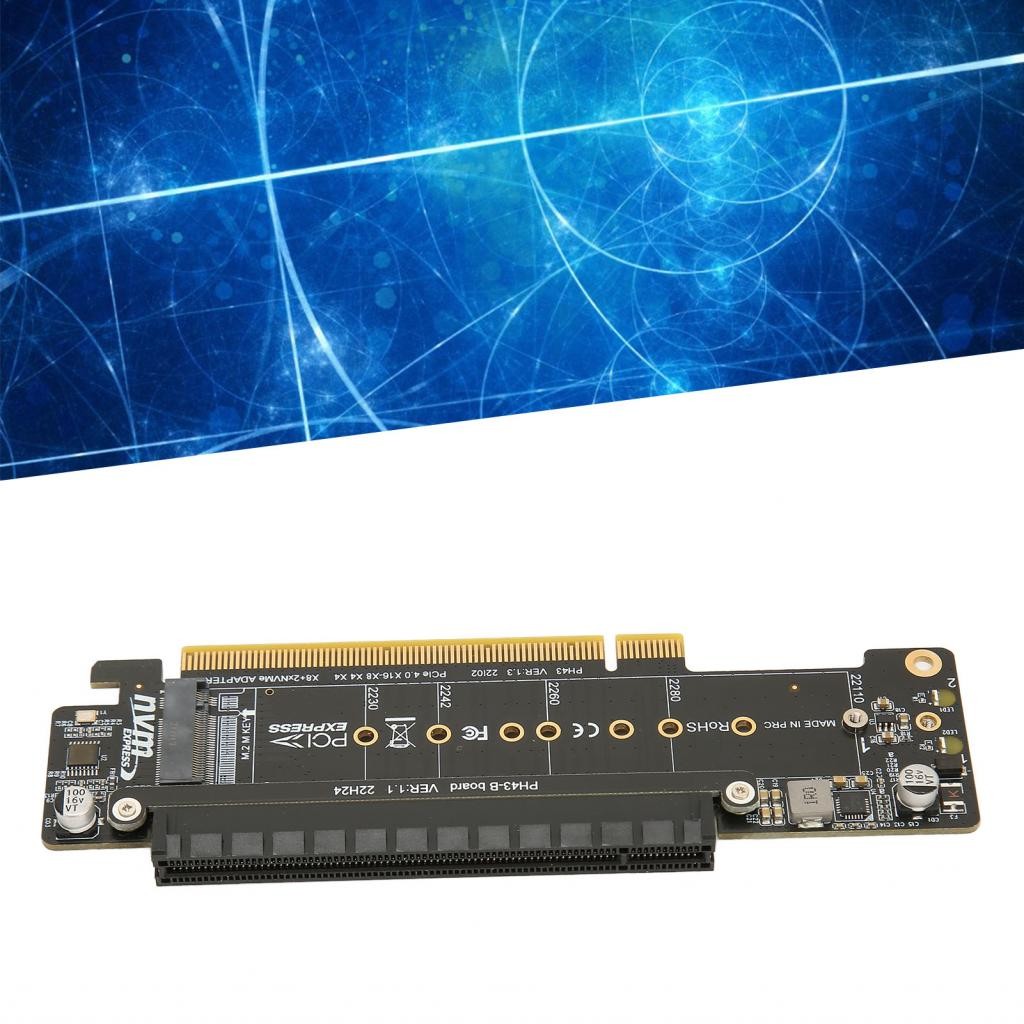 Alwaysonline PCIE X16 Expansion Card M.2 NVMex2 Supports PCIE4.0 Pcie ...